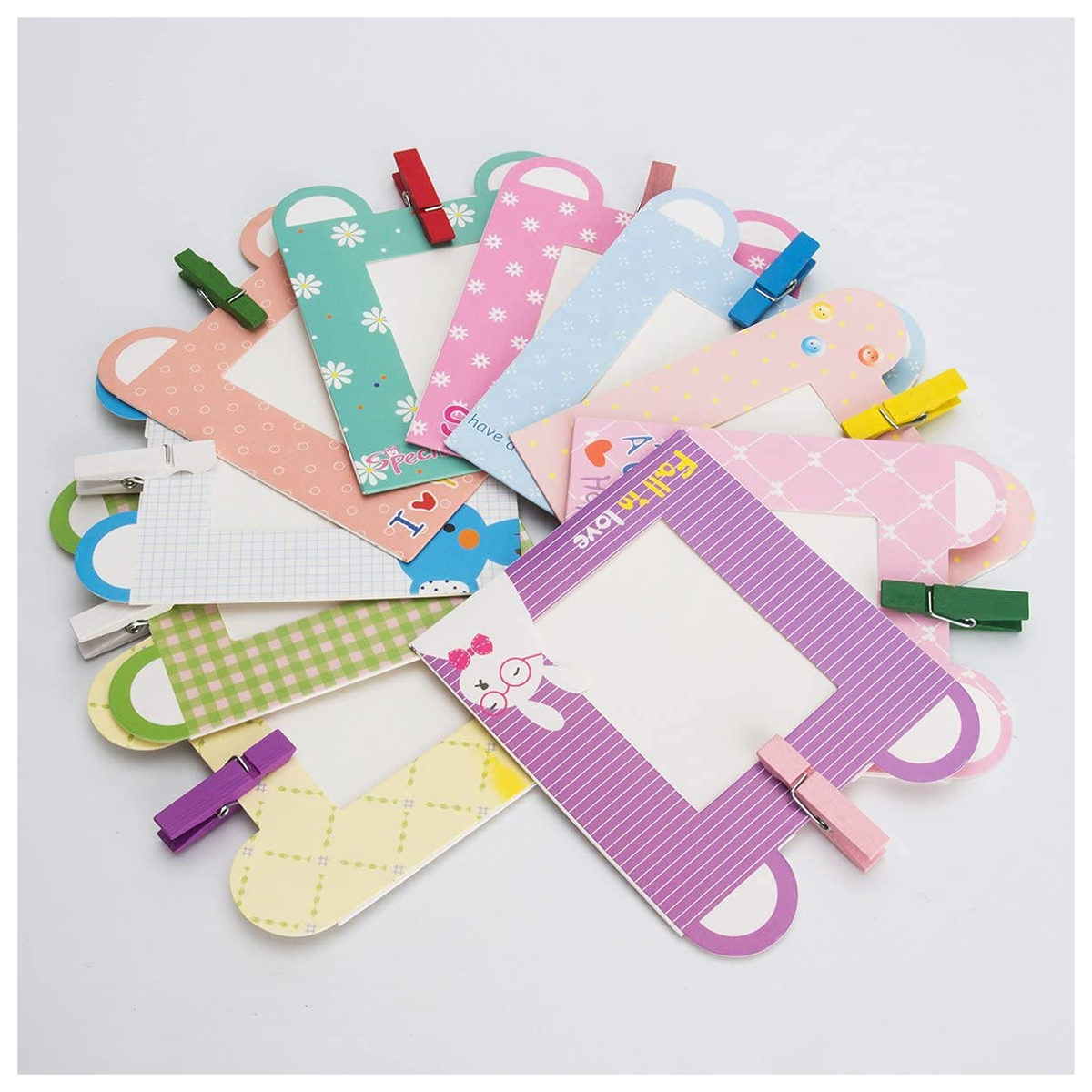 Instax Camera Mini Films Colorful Frame Compatible with Fuji Instax Mi ...